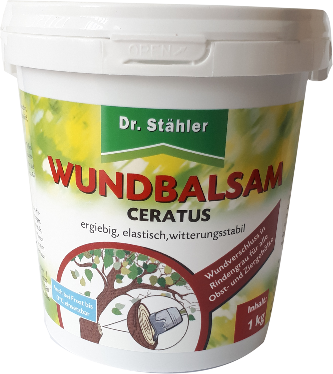 Dr. Stähler Ceratus Wundbalsam 1kg: Baumwundschutz bis -3°C